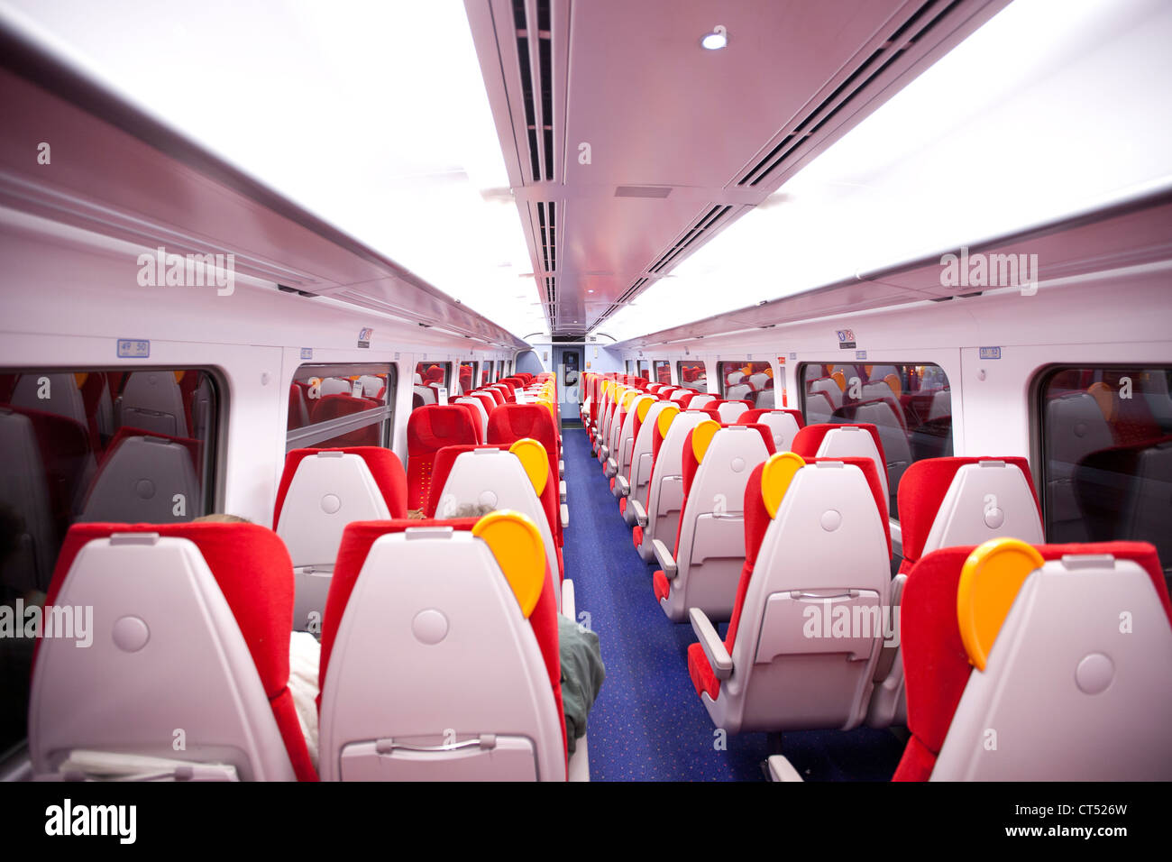 Modern train carriage hi-res stock photography and images - Alamy