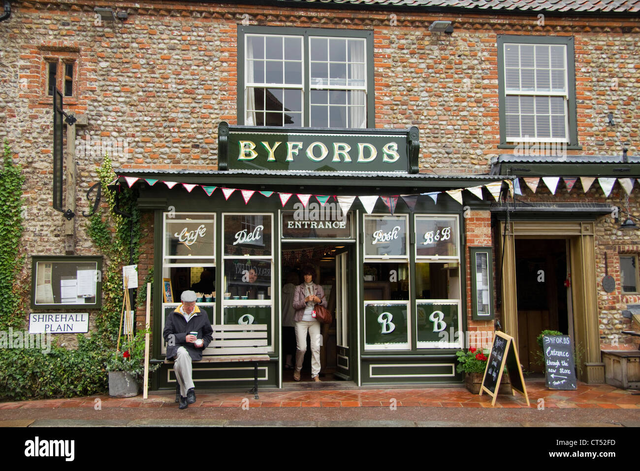 Byfords delicatessen restaurant cafe in Holt Norfolk UK Stock Photo - Alamy