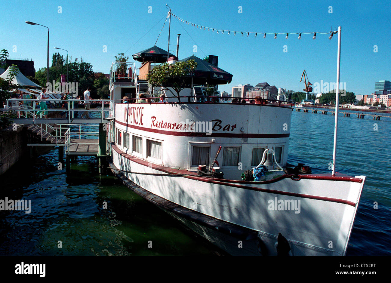 Berlin, the Hoppetosse at the Arena Treptow Stock Photo - Alamy