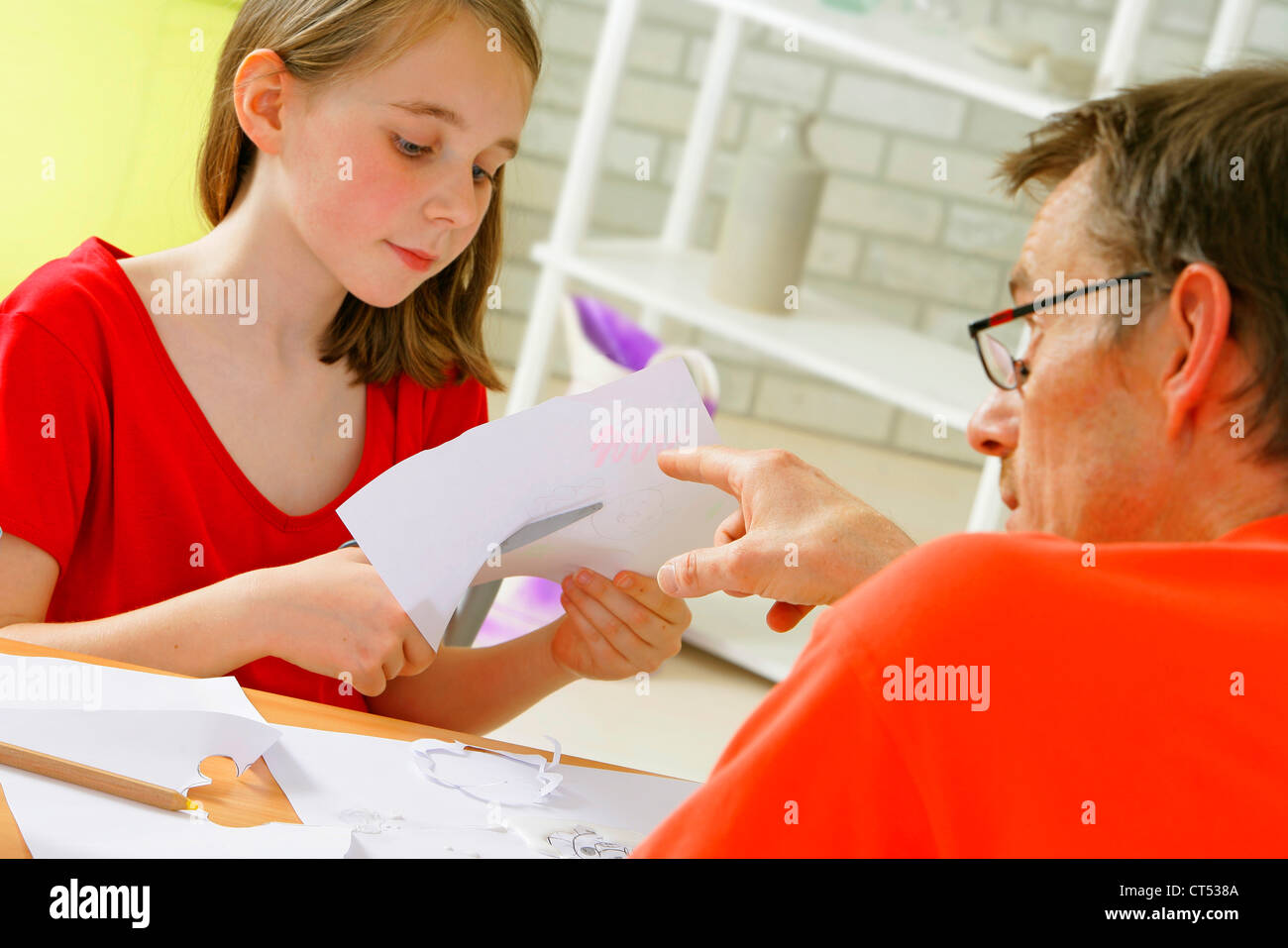 Manual activities girl hi-res stock photography and images - Alamy