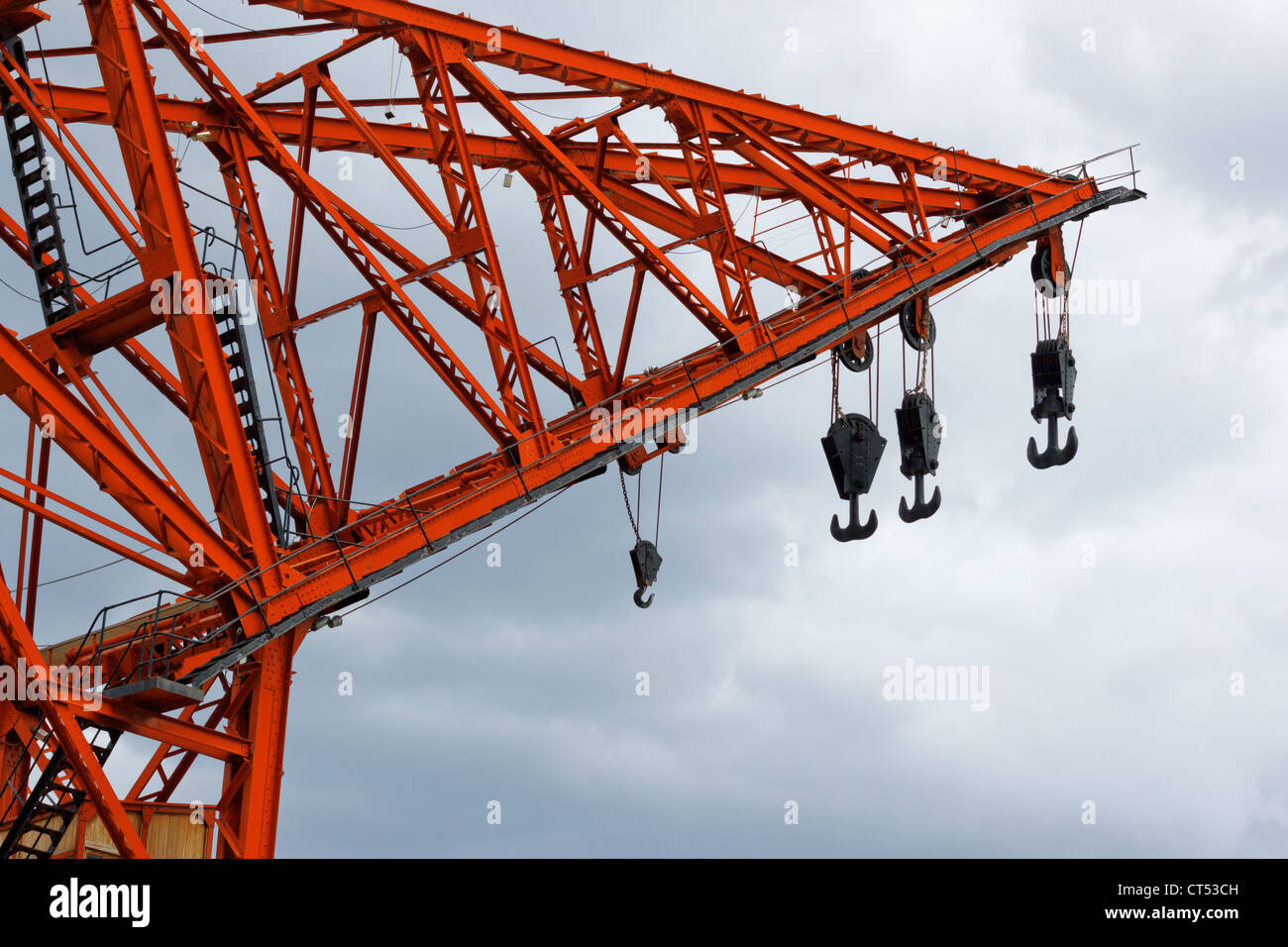 Old vintage crane hi-res stock photography and images - Alamy