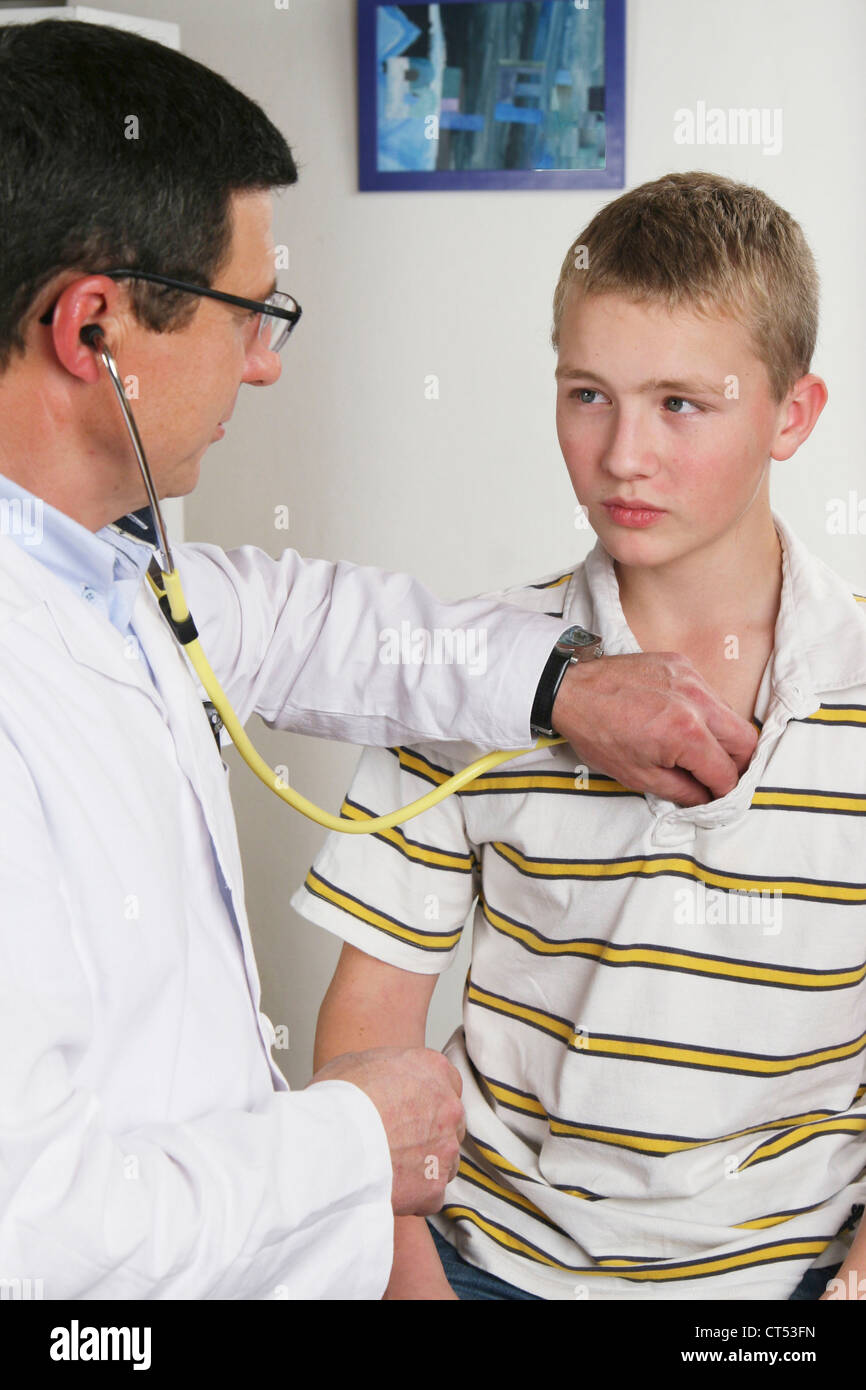 Auscultation Adolescent High Resolution Stock Photography and Images ...