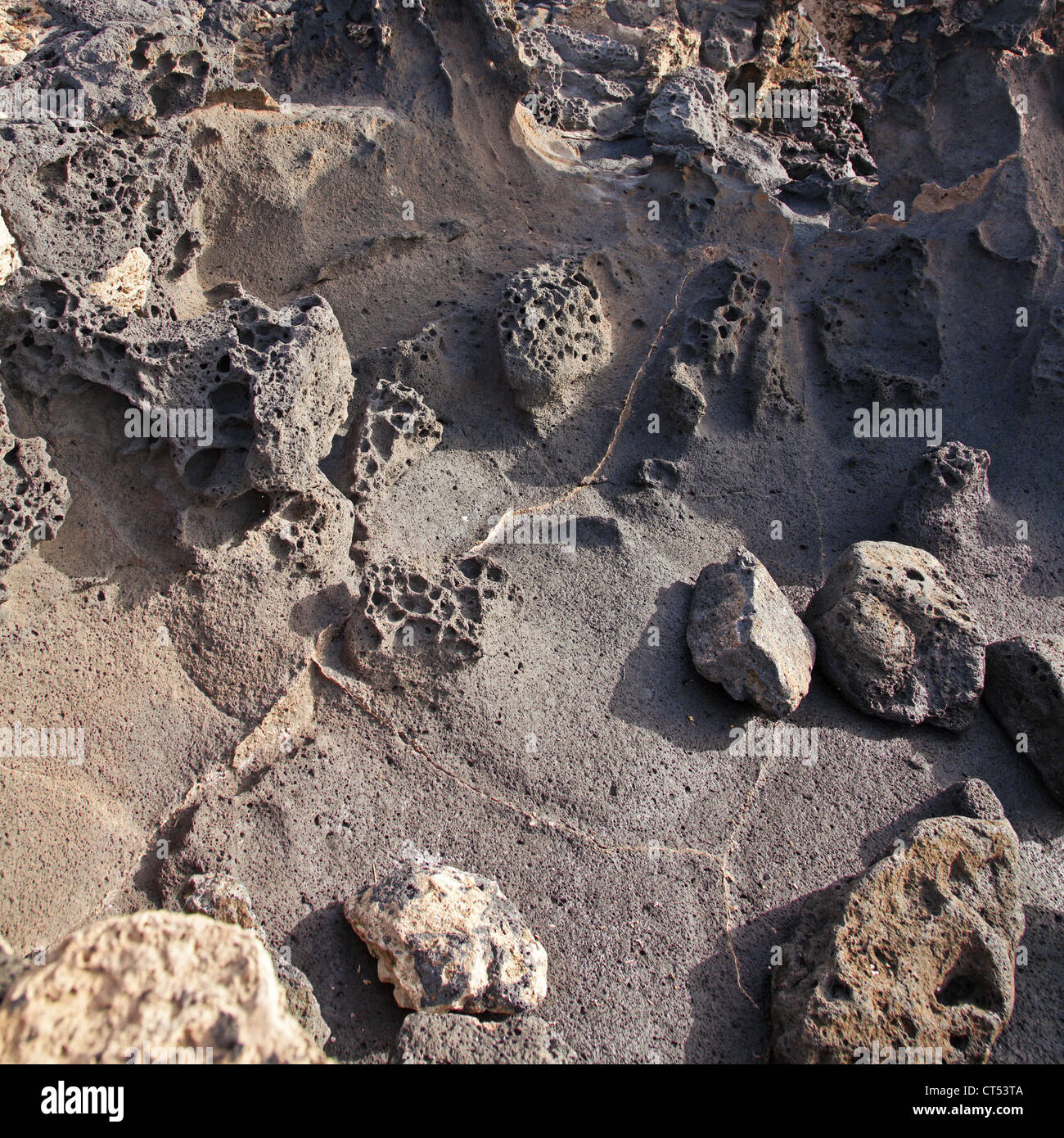 old porous volcanic rock background Stock Photo - Alamy