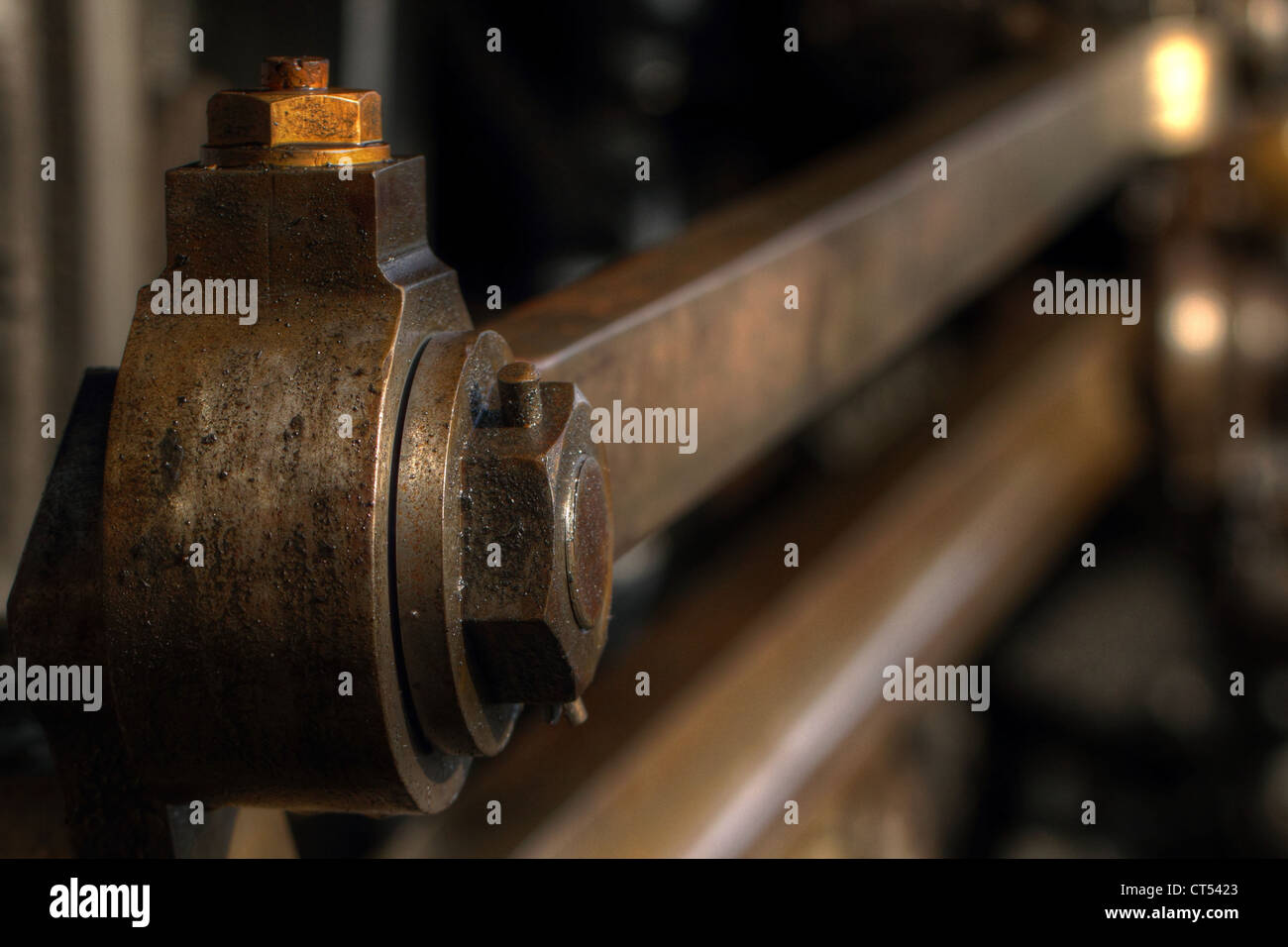 locomotive drive rod Stock Photo - Alamy