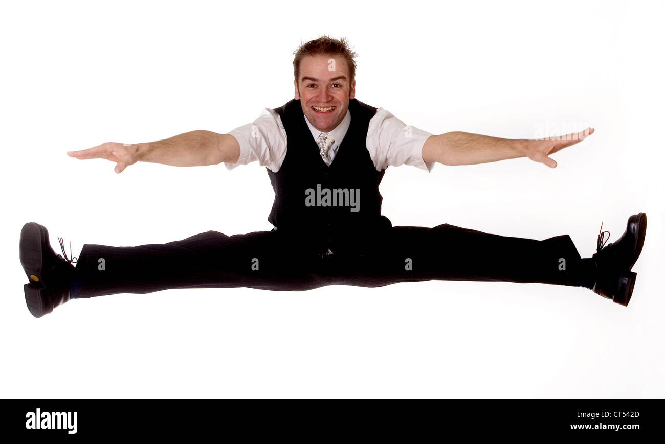 A man jumps Stock Photo - Alamy