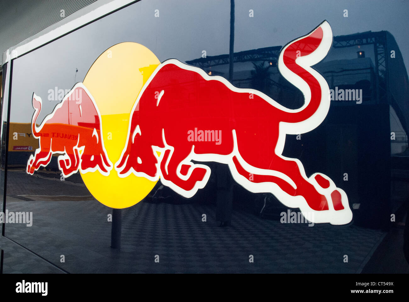 Red Bull Racing. British Formula 1 Grand Prix, Silverstone, 2012 Stock ...