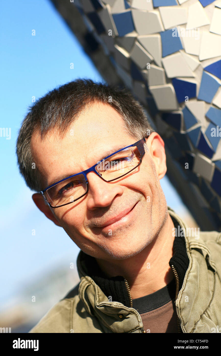 50 year old smiling man hi-res stock photography and images - Alamy