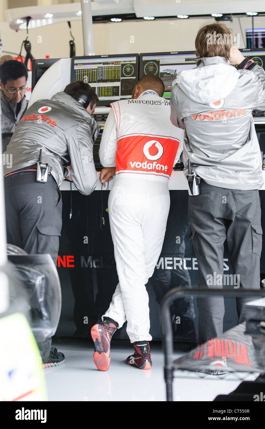 Lewis Hamilton - Vodafone McLaren. British Formula 1 Grand Prix ...