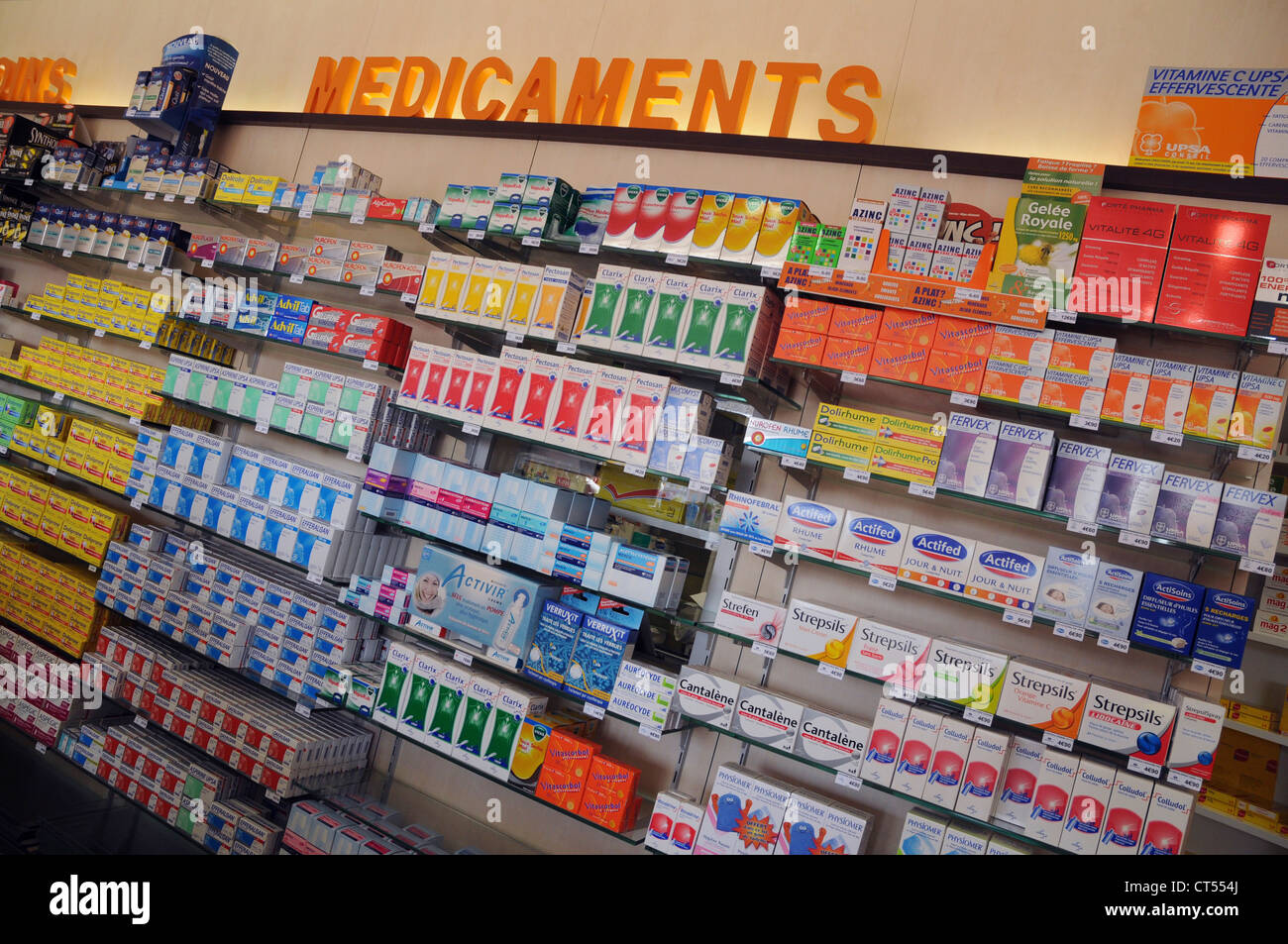 INTERIOR OF A CHEMIST'S SHOP Stock Photo - Alamy