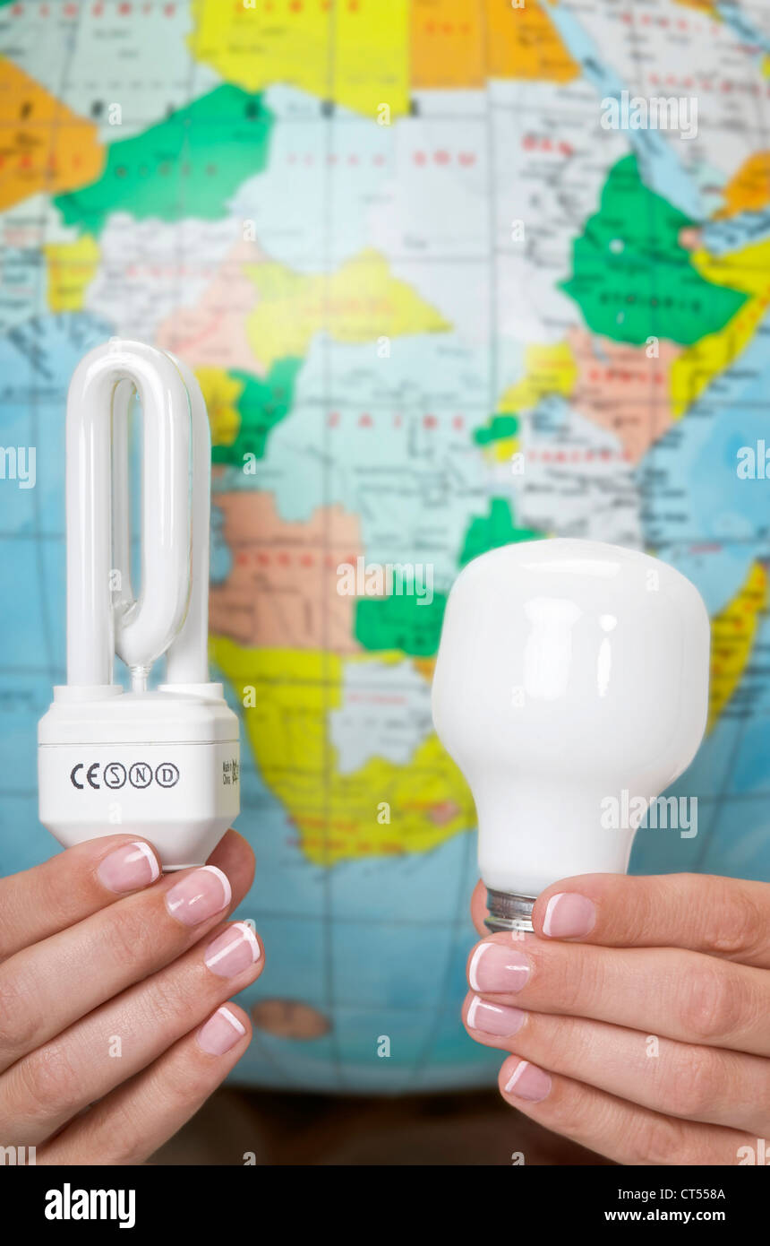 LOW CONSUMPTION LIGHT BULB Stock Photo - Alamy