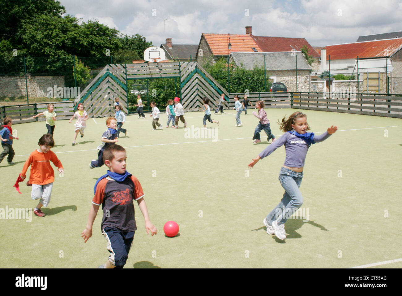 CHILD PLAYING A SPORT Stock Photo - Alamy