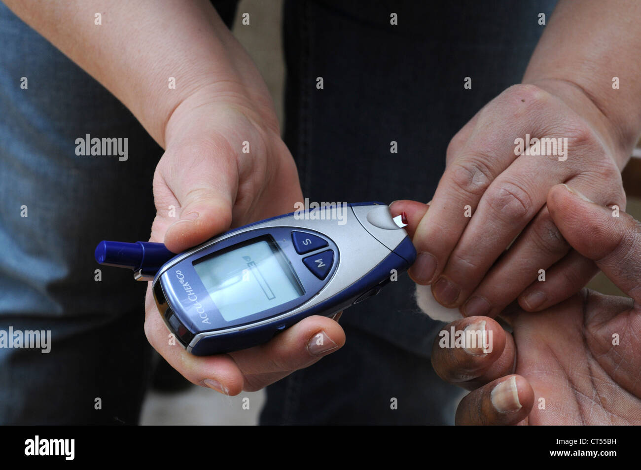TEST FOR DIABETES Stock Photo - Alamy