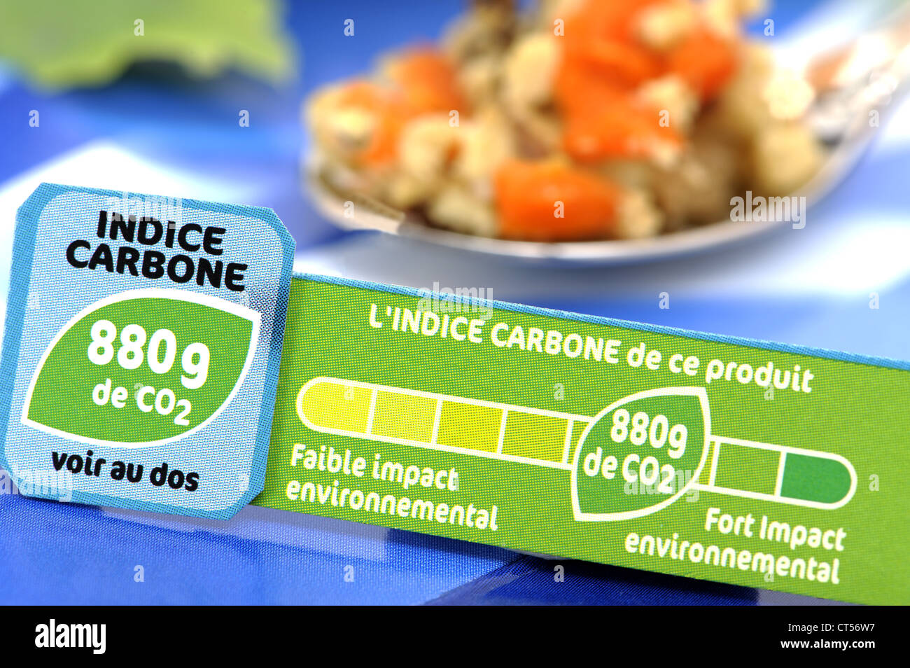 FOOD CARBON FOOTPRINT Stock Photo - Alamy