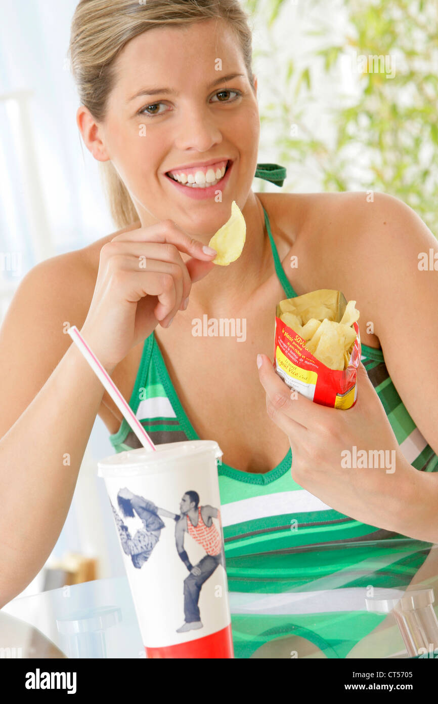 Soft drink drinks beverage woman women female lady adult adults hi-res ...