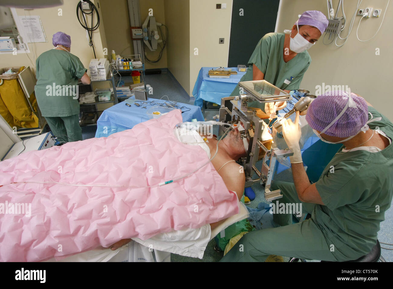 Stereotactic brain surgery hi-res stock photography and images - Alamy