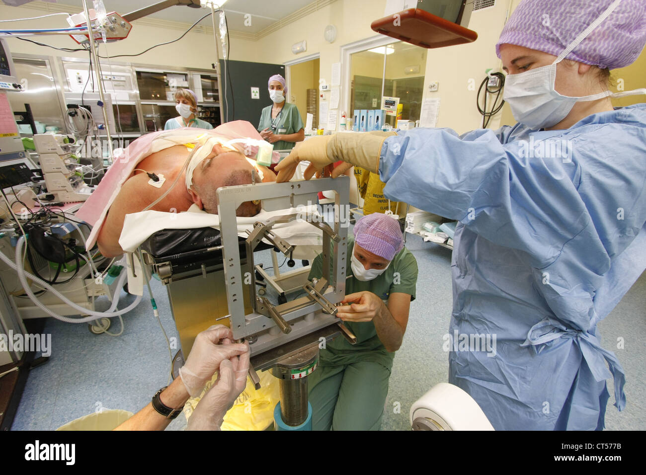 Stereotactic Brain Surgery High Resolution Stock Photography and Images ...