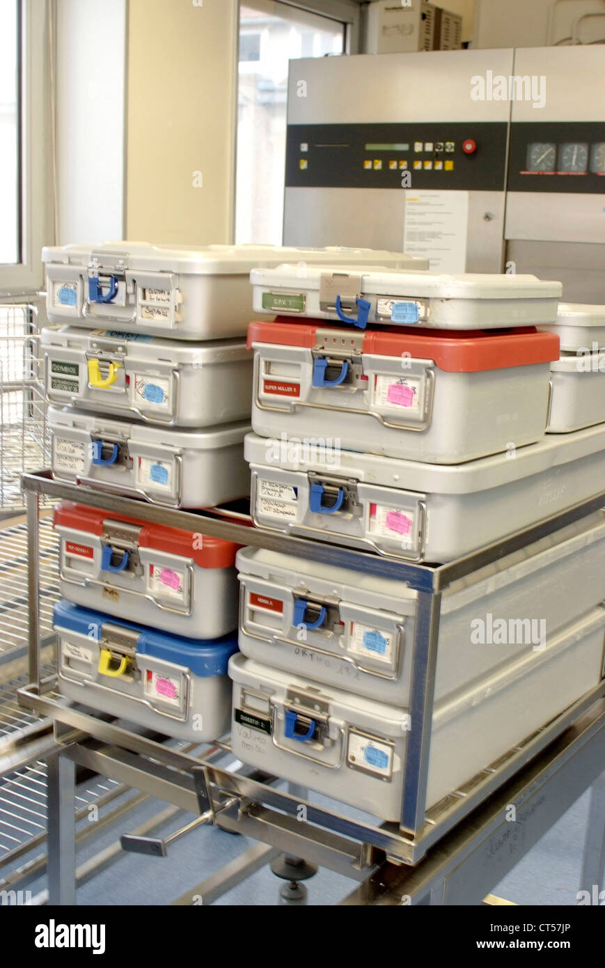 STERILIZATION OF MED. EQUIPMENT Stock Photo - Alamy