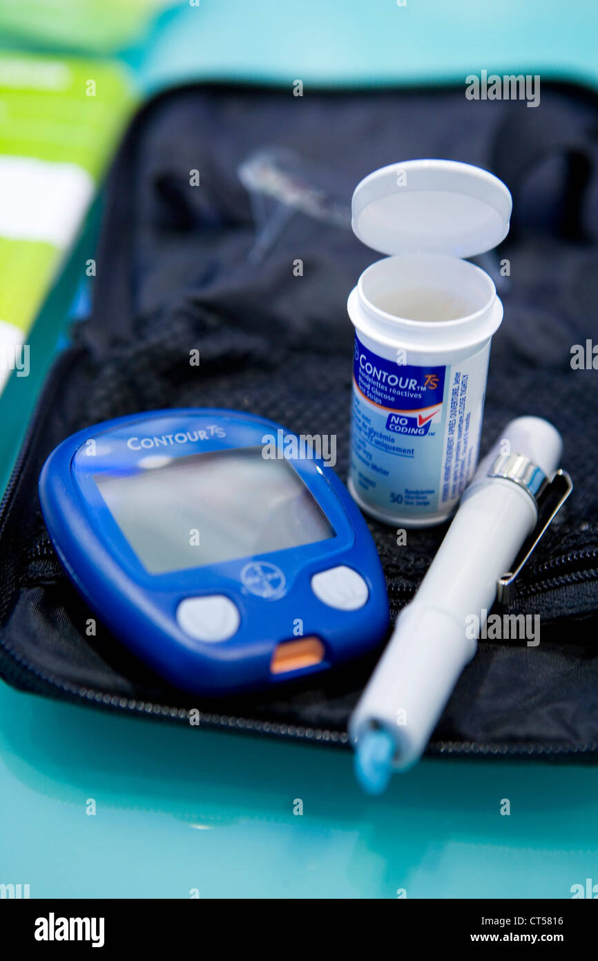 TEST FOR DIABETES Stock Photo - Alamy