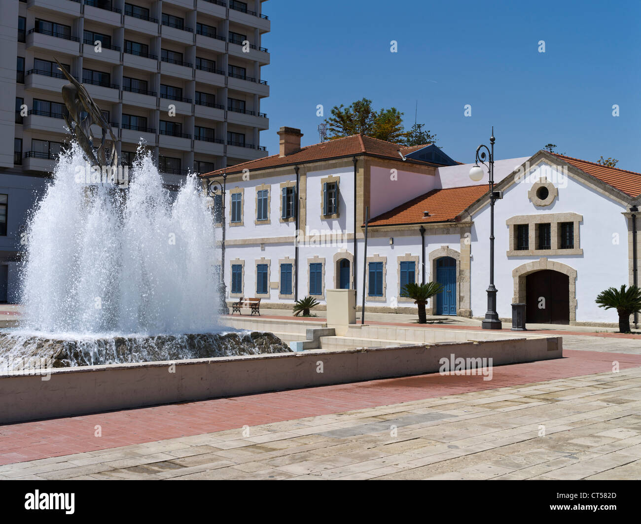 dh Municipal Cultural Centre LARNACA CYPRUS Larnaka fountain and ...