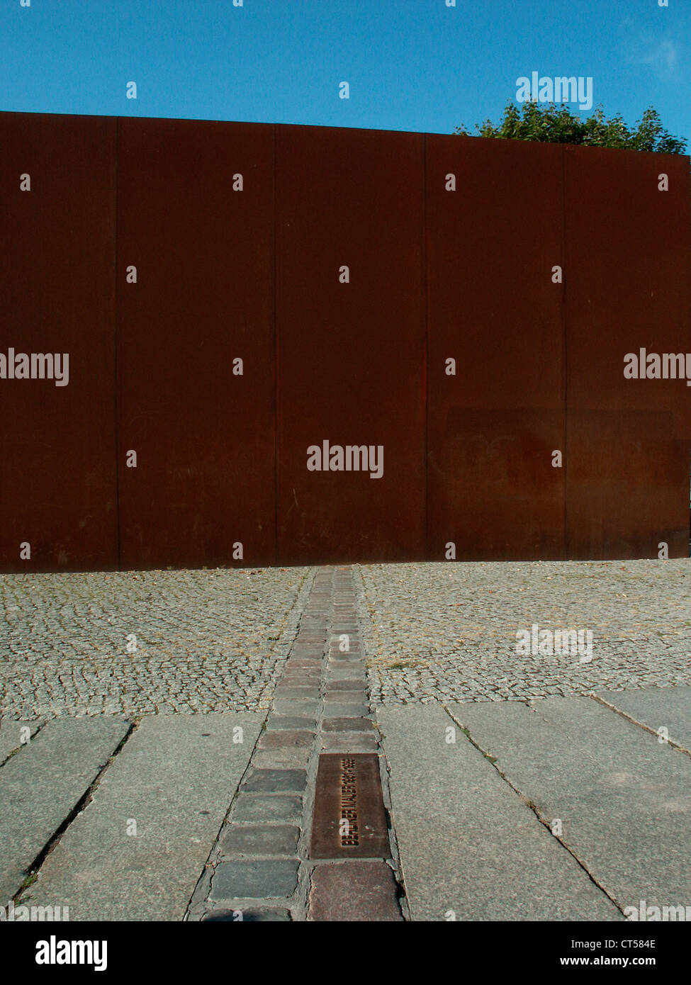 Former berlin wall route hi-res stock photography and images - Alamy