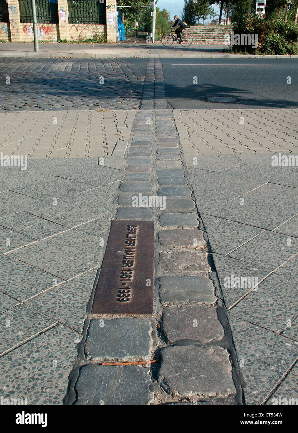 Former berlin wall route hi-res stock photography and images - Alamy