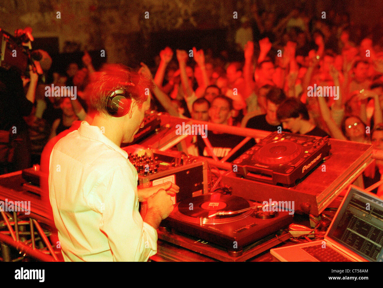 Berlin, DJ Paul van Dyk playing in a club Stock Photo - Alamy