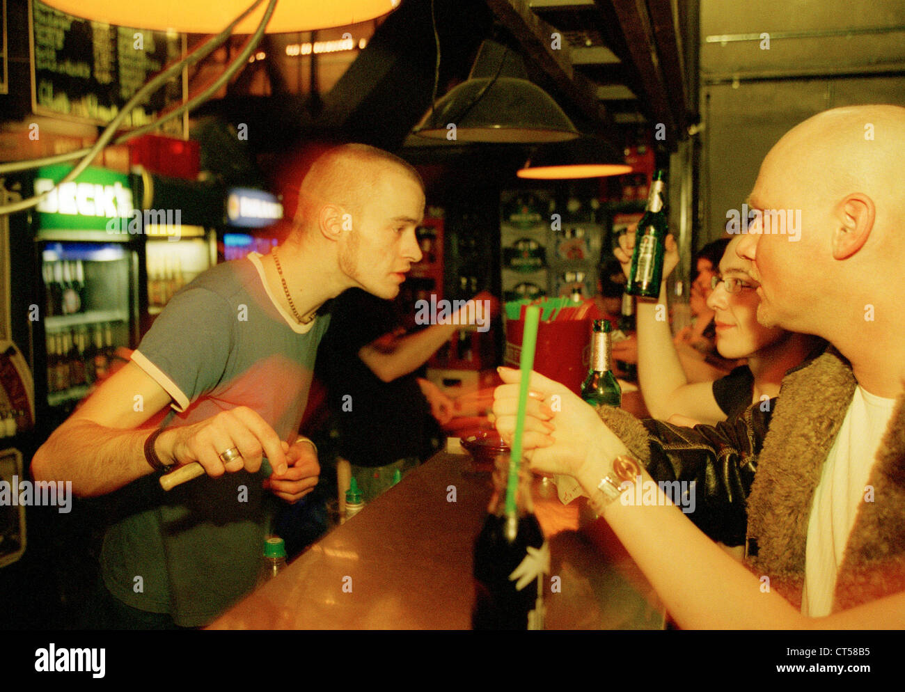 Berlin bar scene in a club Stock Photo - Alamy