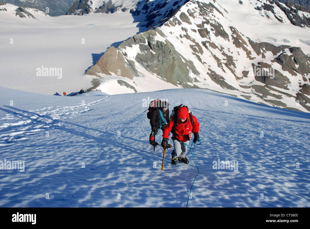 Person climbing mountain climbing hi-res stock photography and images ...