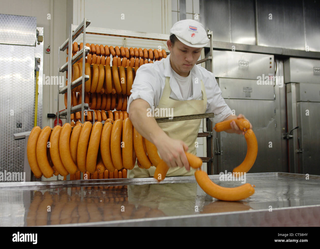 Apprentice butcher hi-res stock photography and images - Alamy
