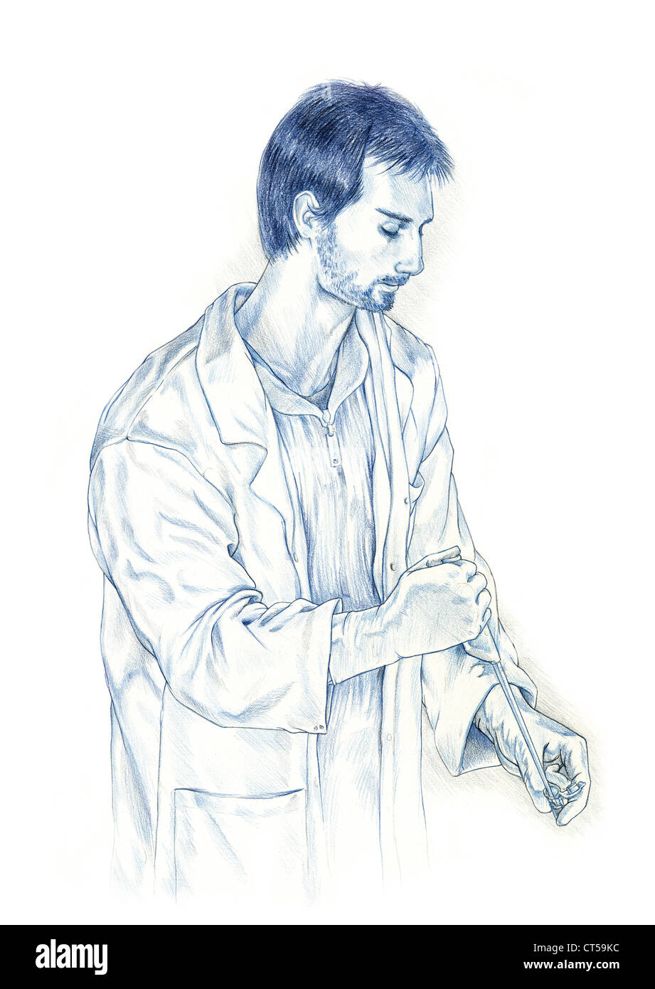 Draw tubes hi-res stock photography and images - Alamy