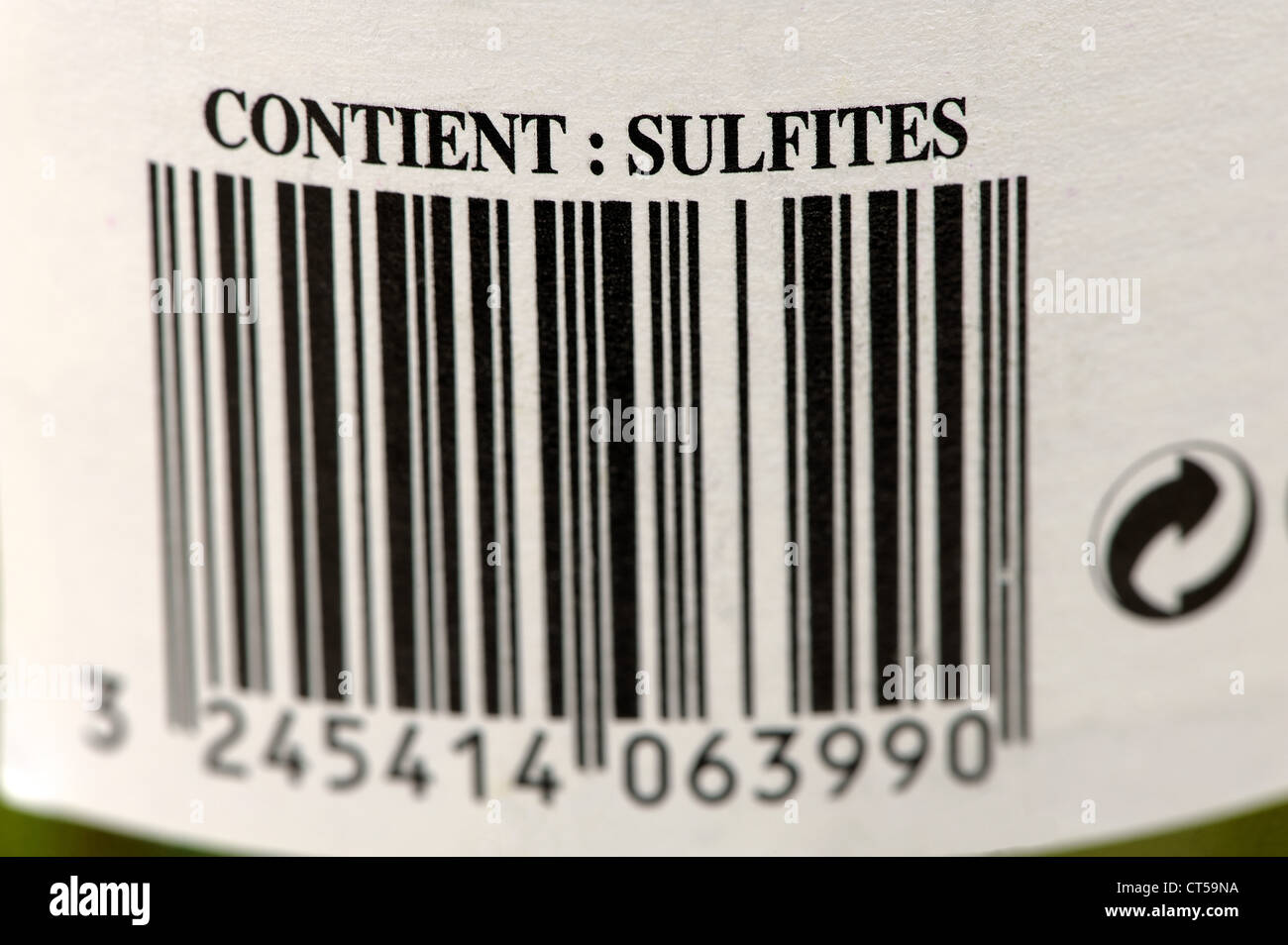 Wine barcode hi-res stock photography and images - Alamy