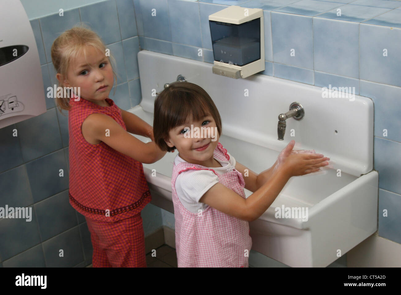 HAND WASHING, CHILD Stock Photo - Alamy