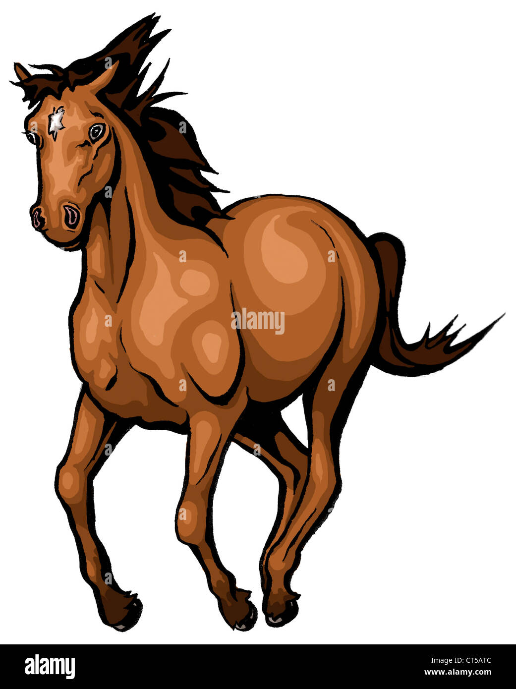Horse gallop illustrations hi-res stock photography and images - Alamy