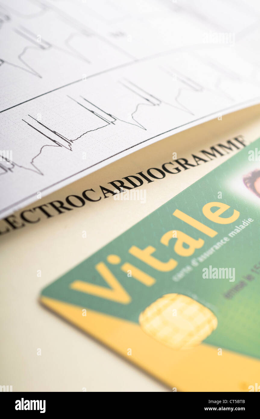 Ecg card hi-res stock photography and images - Alamy