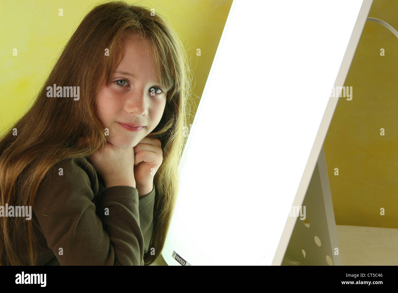CHILD LIGHT THERAPY Stock Photo - Alamy