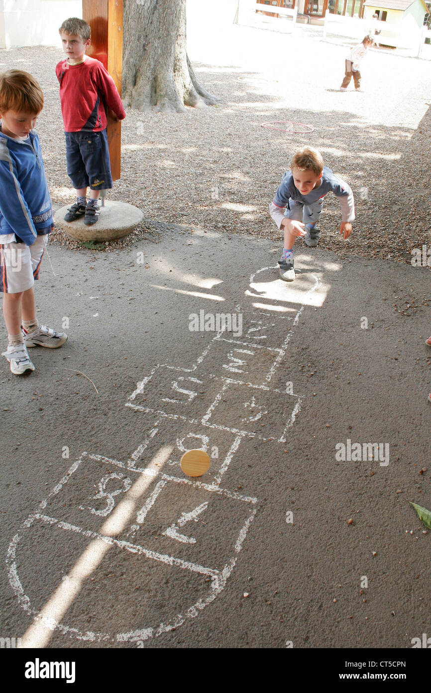 Hopscotch Game High Resolution Stock Photography and Images - Alamy