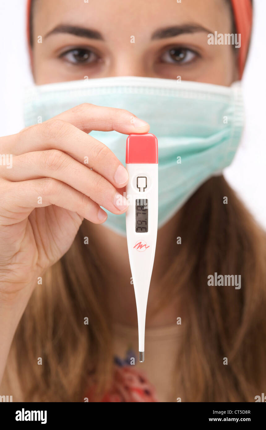 Teenager Fever Temperature Stock Photos & Teenager Fever Temperature ...