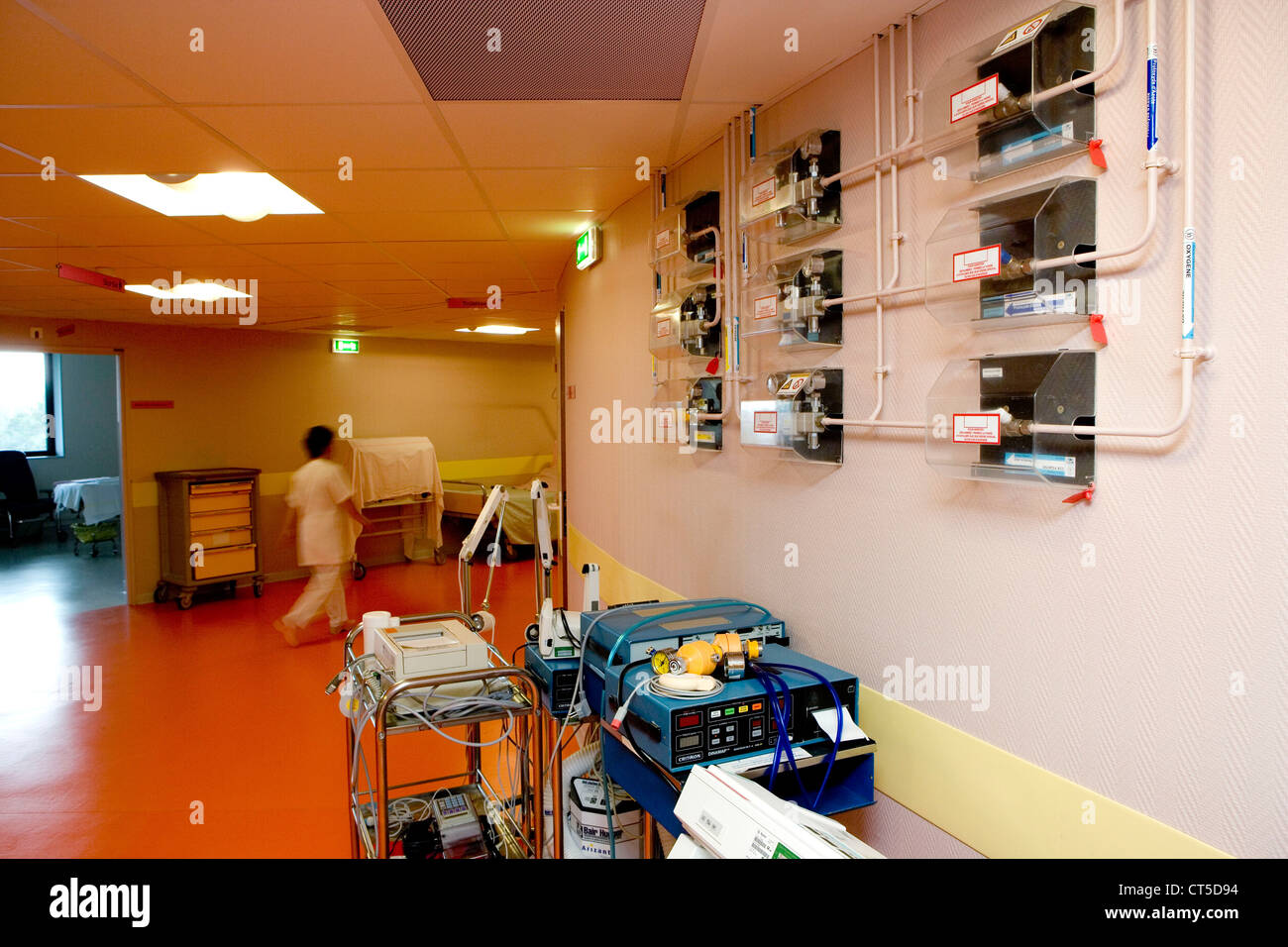 INTERIOR OF A HOSPITAL Stock Photo - Alamy