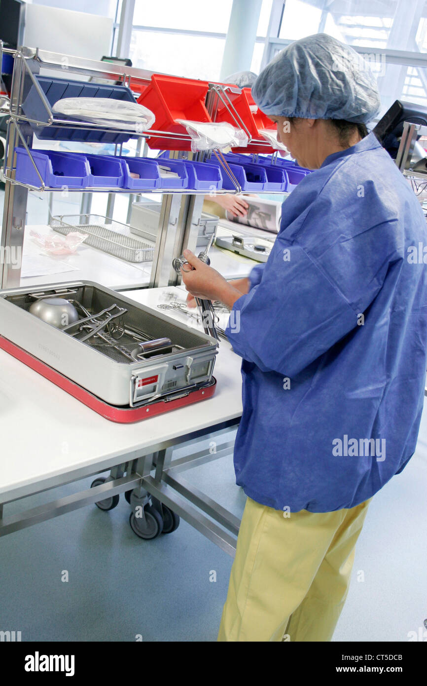 STERILIZATION OF MED. EQUIPMENT Stock Photo - Alamy