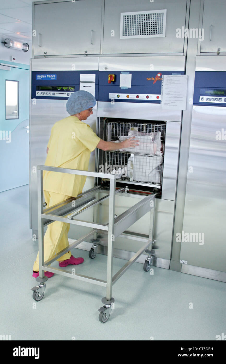 STERILIZATION OF MED. EQUIPMENT Stock Photo - Alamy