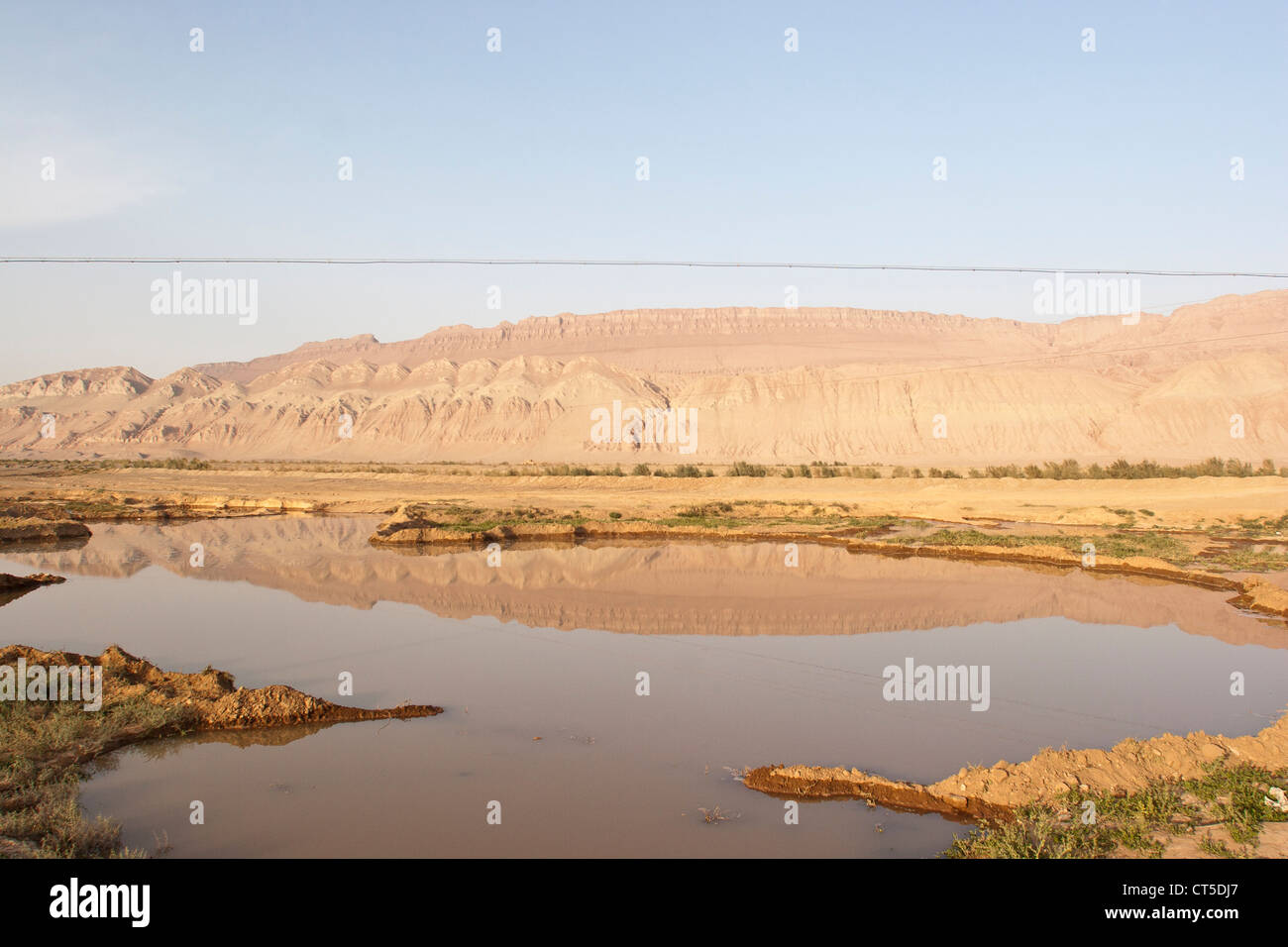 A view of Fire Mountain, near Turpan, Xinjiang, China Stock Photo - Alamy