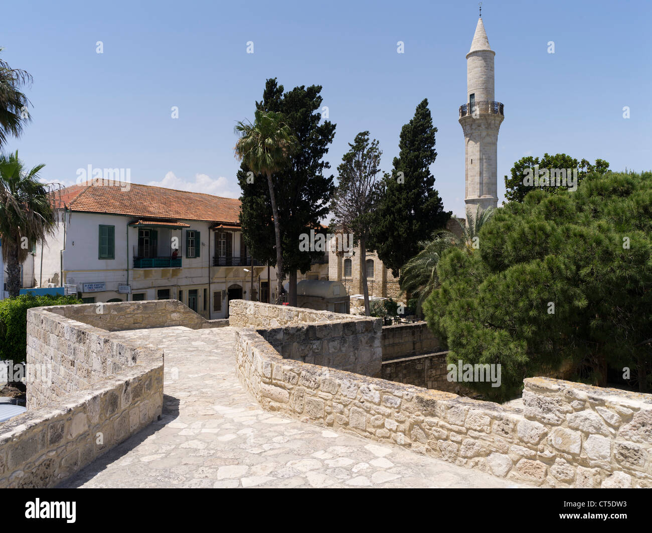 dh Larnaca fort LARNACA CYPRUS Larnaka fort Turkish battlement walls ...