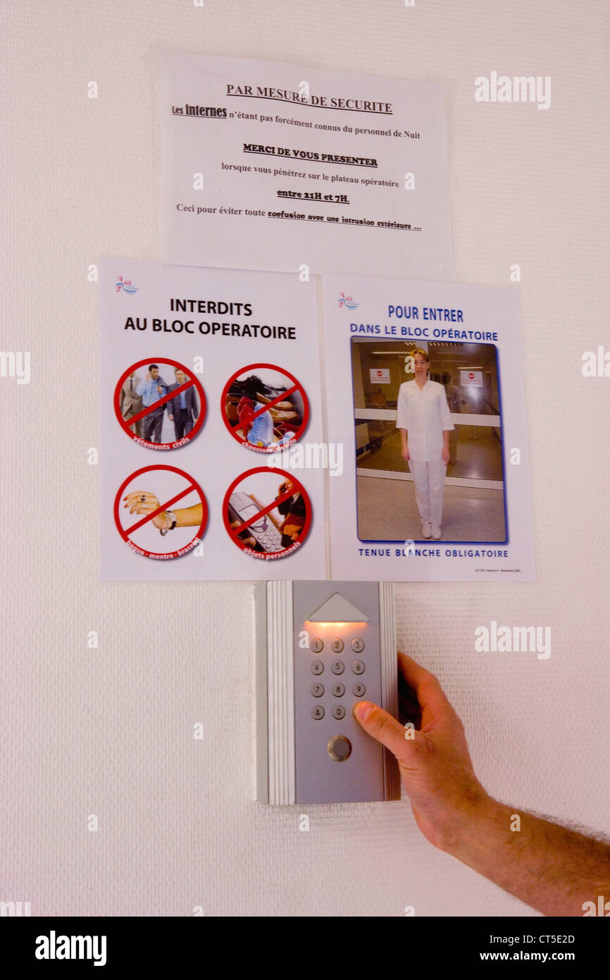 Safety poster hospital hi-res stock photography and images - Alamy