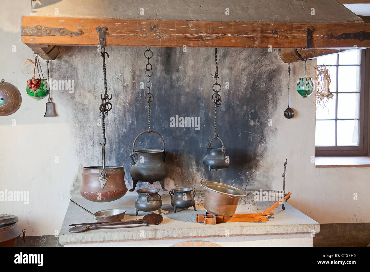 Ancient kitchen hi-res stock photography and images - Alamy
