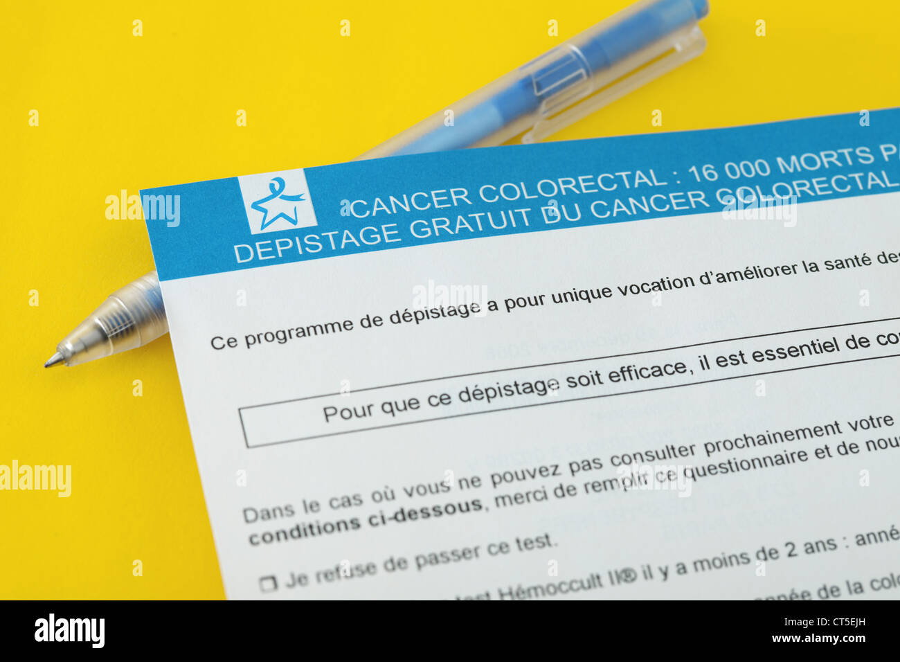 SCREENING FOR CANCER Stock Photo - Alamy