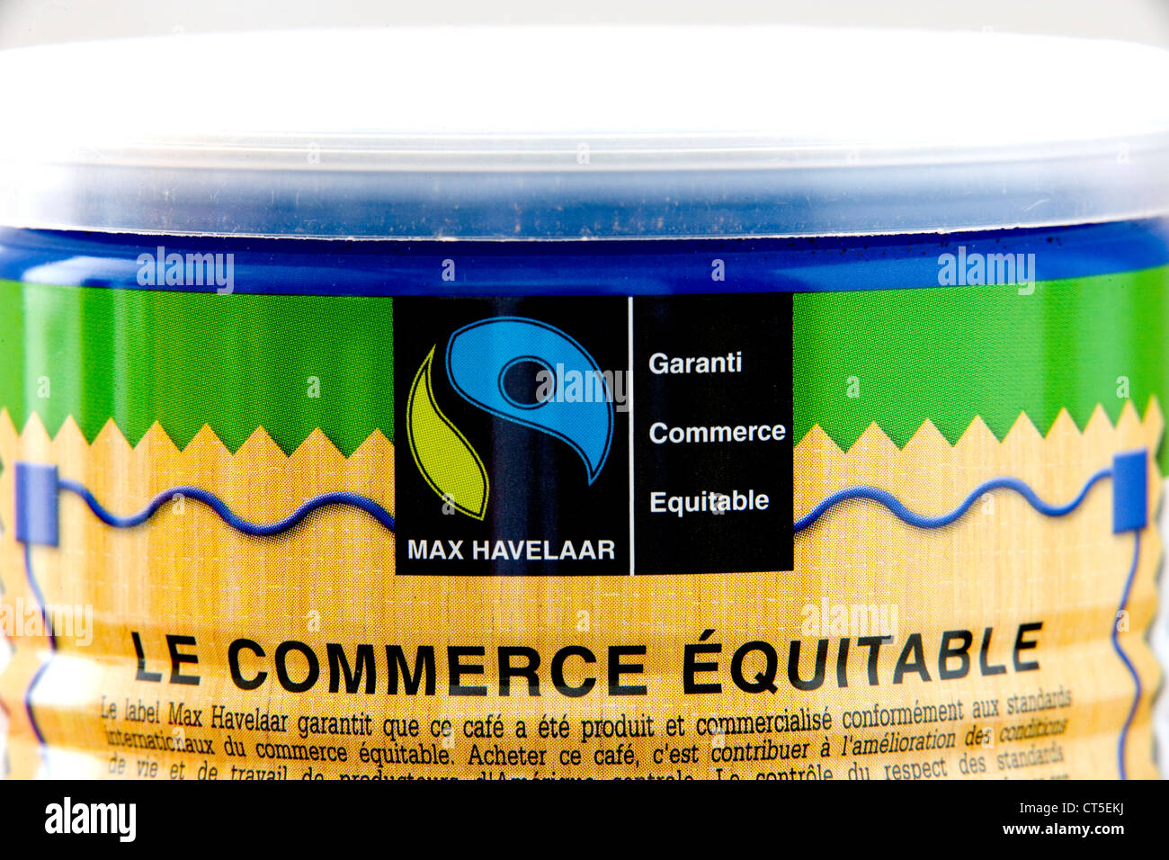 Fair trade coffee logo hi-res stock photography and images - Alamy