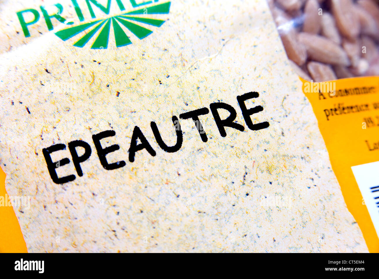 Spelt products hi-res stock photography and images - Alamy