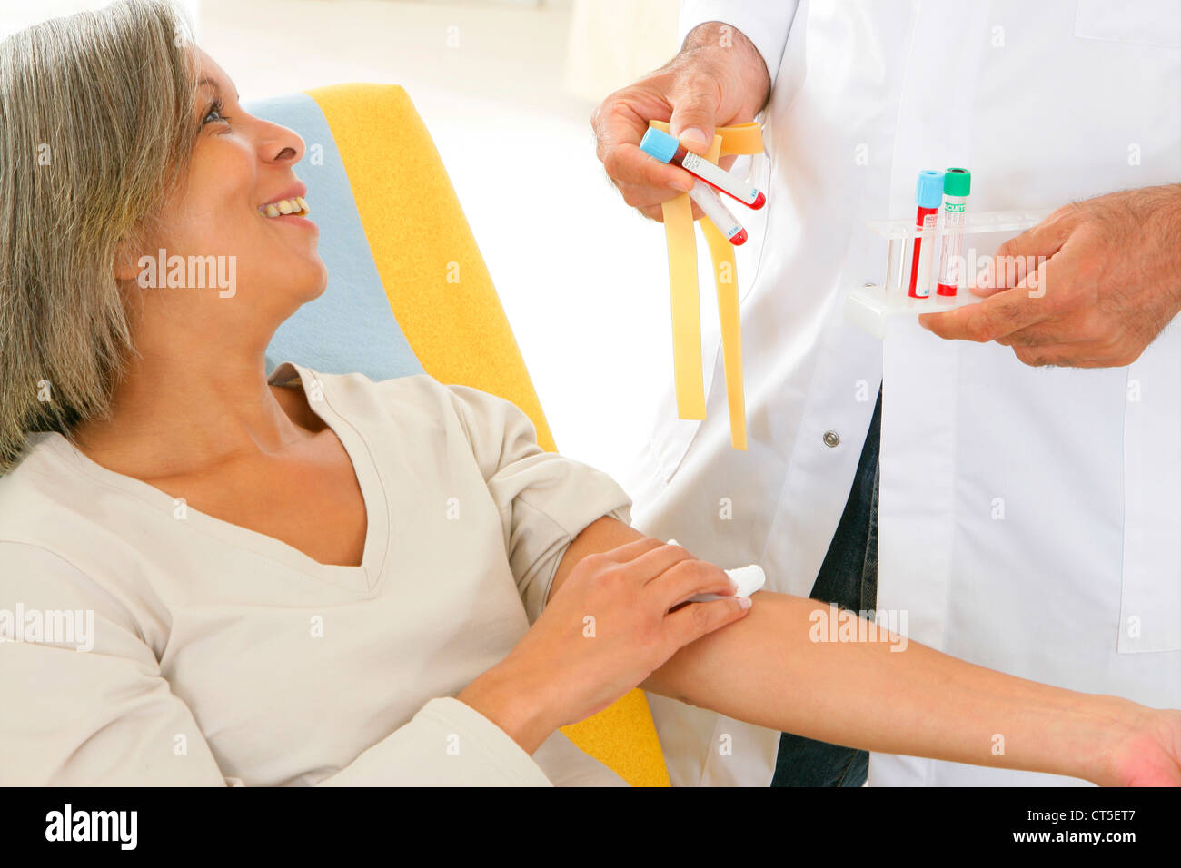 Elderly smile tests hi-res stock photography and images - Alamy