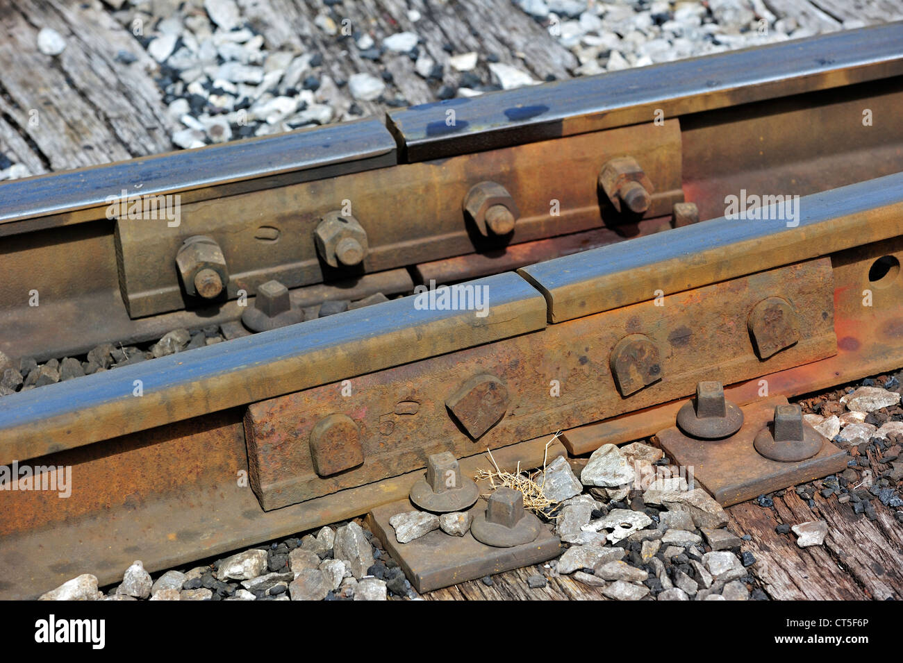Rail joint hi-res stock photography and images - Alamy