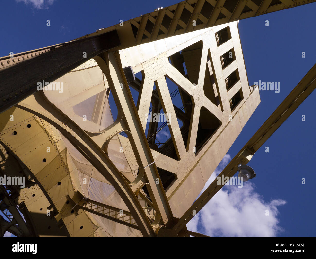 Tower Bridge,completed in 1935,a vertical lift bridge across the ...